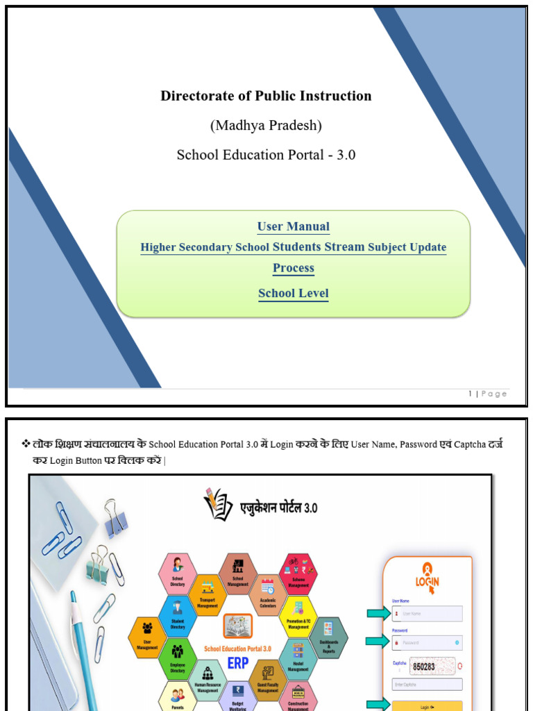 Higher Secondary School Students Stream Subject Update Process | PDF