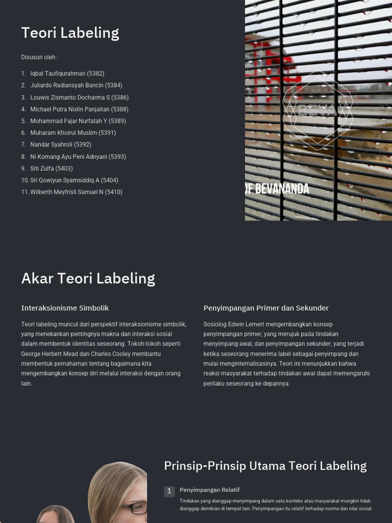 Teori Labeling dan Dampaknya | PDF