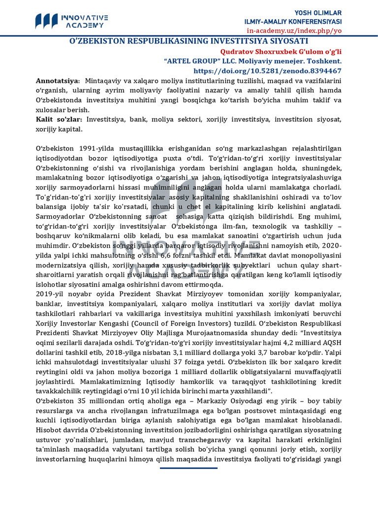 Yosh Olimlar 1335 | PDF