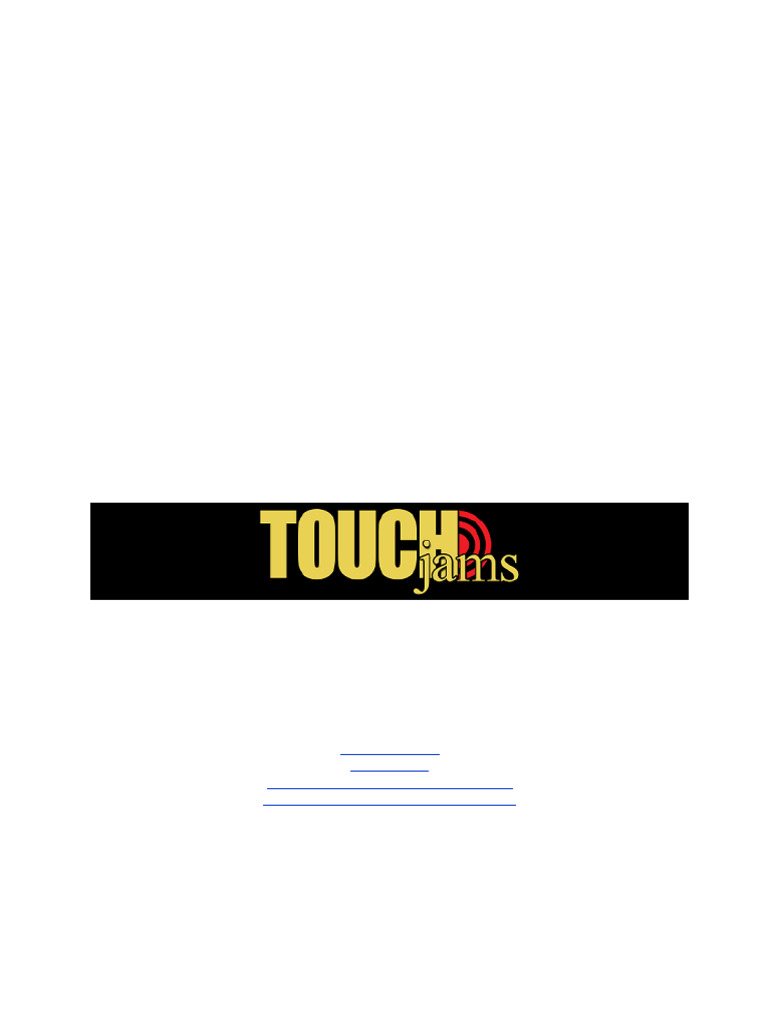 Touch Jams Instructions | PDF | Computer File | Keyboard Shortcut