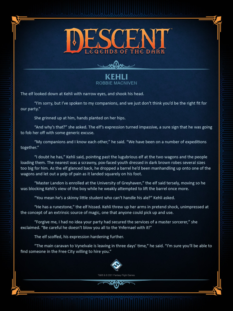 250553f2 - Descent Story Kehli | PDF
