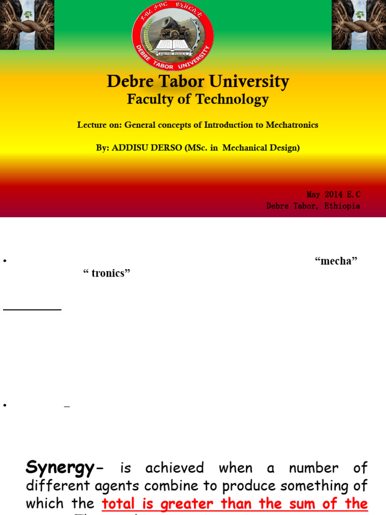 CH1 Introduction Mechatronics | PDF | Semiconductors | Doping (Semiconductor)