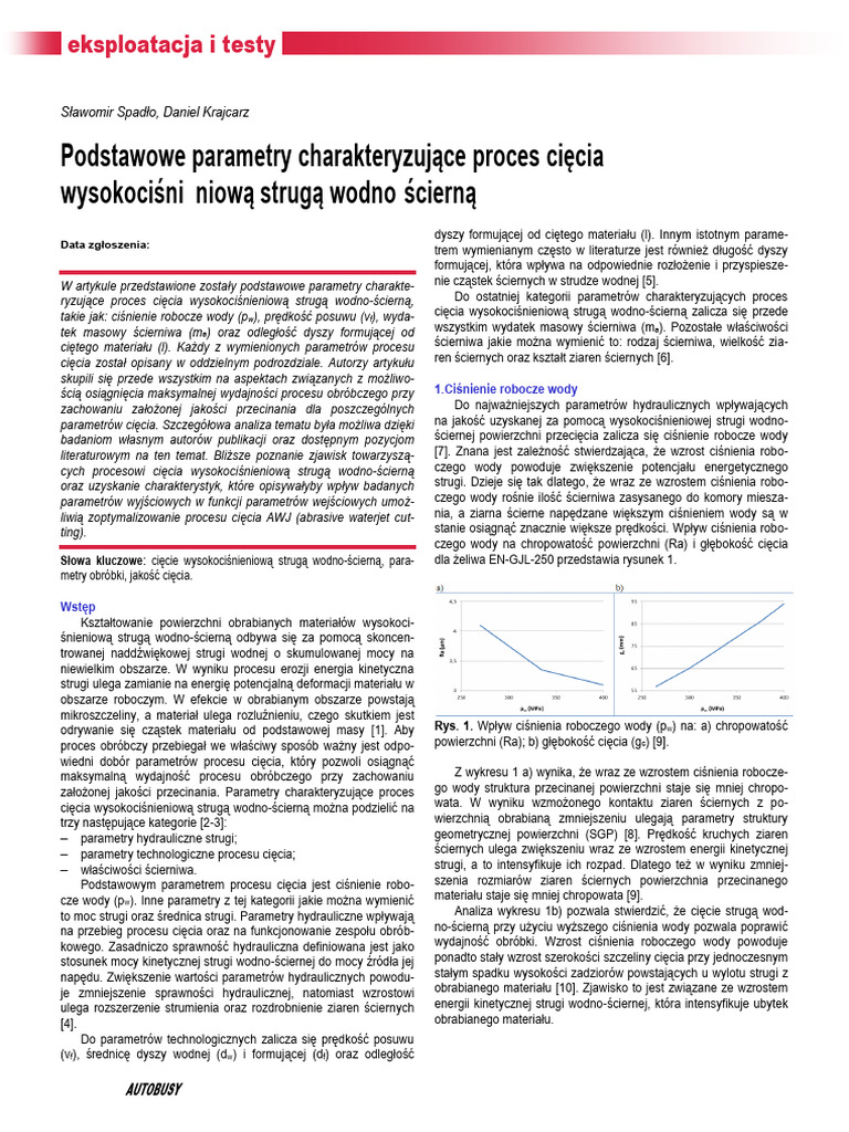 Podstawowe Parametry Charakteryzują | PDF