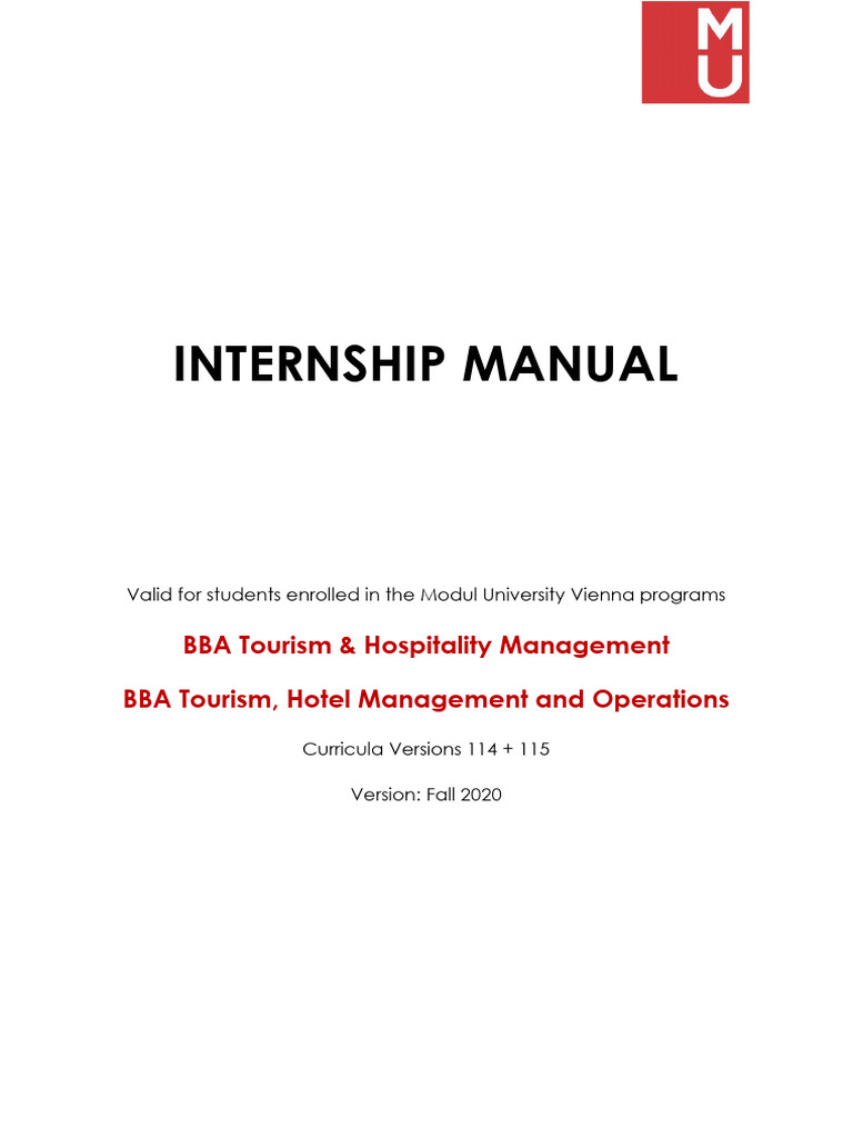 Modul University Internship Guide | PDF | Internship | Job Hunting