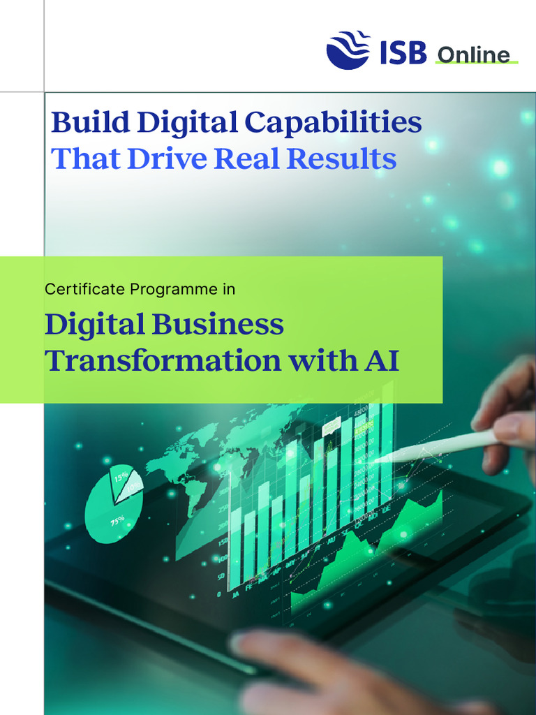 Digital Transformation With Ai Certificate Pdf Internet Of Things