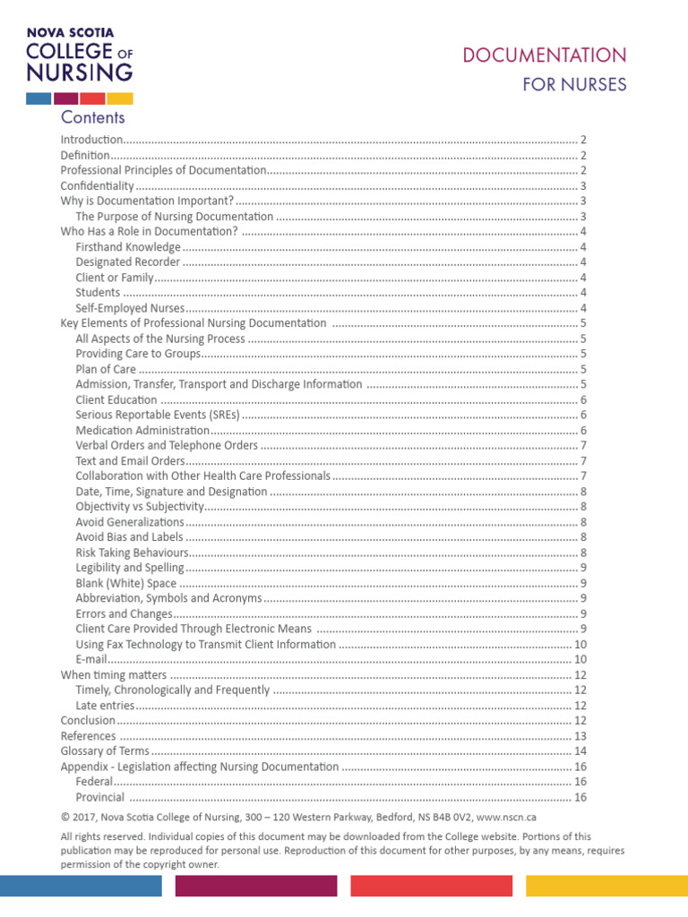 Nursing Documentation Guidelines | PDF | Fax | Password