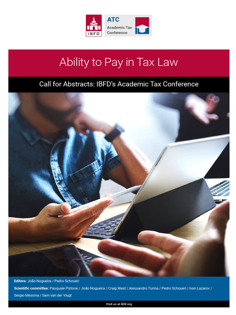 2026 ATC Call for Abstracts on ATP | PDF | Taxes | Income