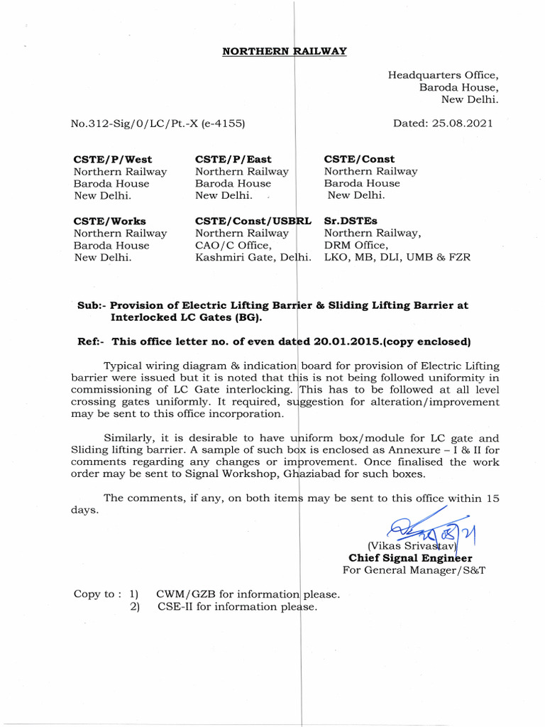 Approved CKT For ELB & SLB | PDF