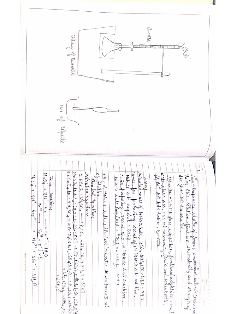 Chemistry Practical File For CBSE Board | PDF