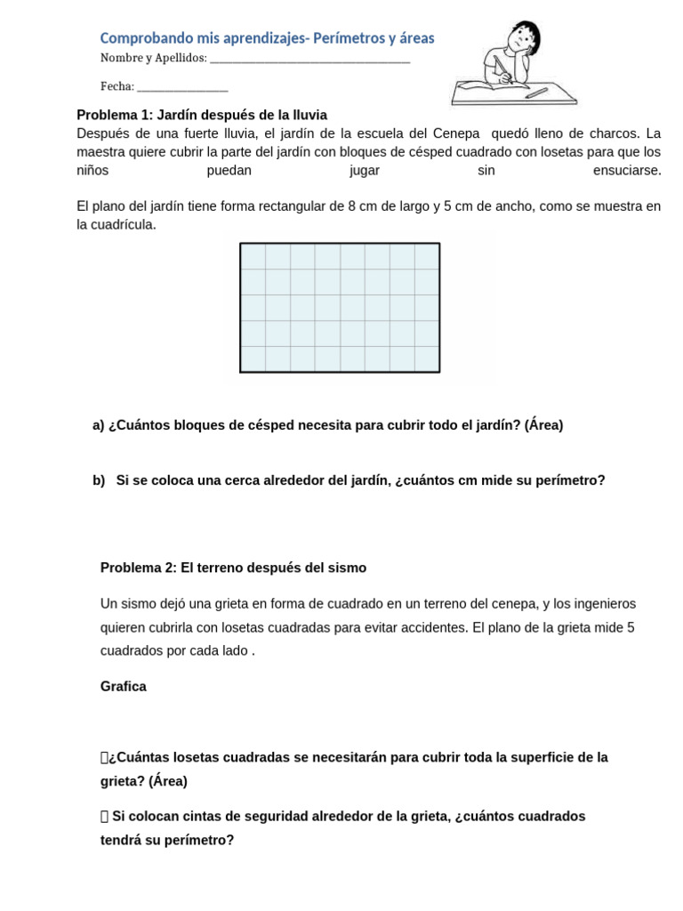 Examen Perimetro Area | PDF