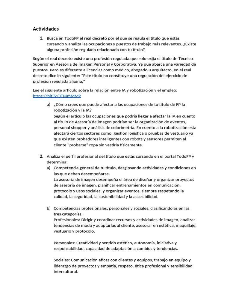 Activides A Realizar Tema 1 IPE I RESUELTO | PDF | Inteligencia artificial | Inteligencia (IA) y ...