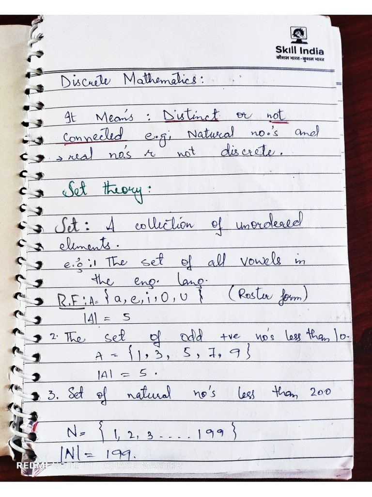 Discrete Mathematics Unit Ist | PDF