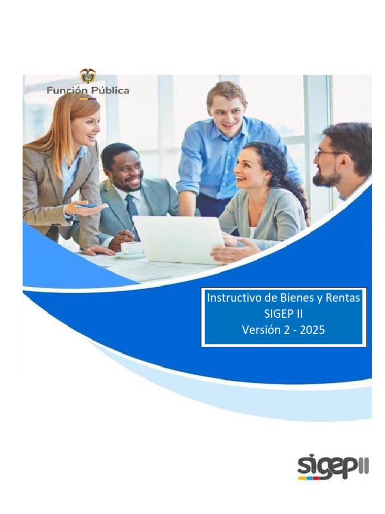 Instructivo Declaración Bienes SIGEP II | PDF | Servidor (Computación ...