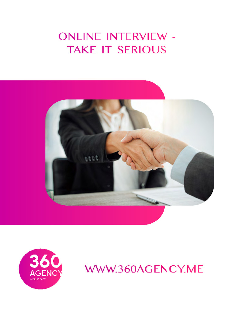 Online Interview - Take It Serious | PDF