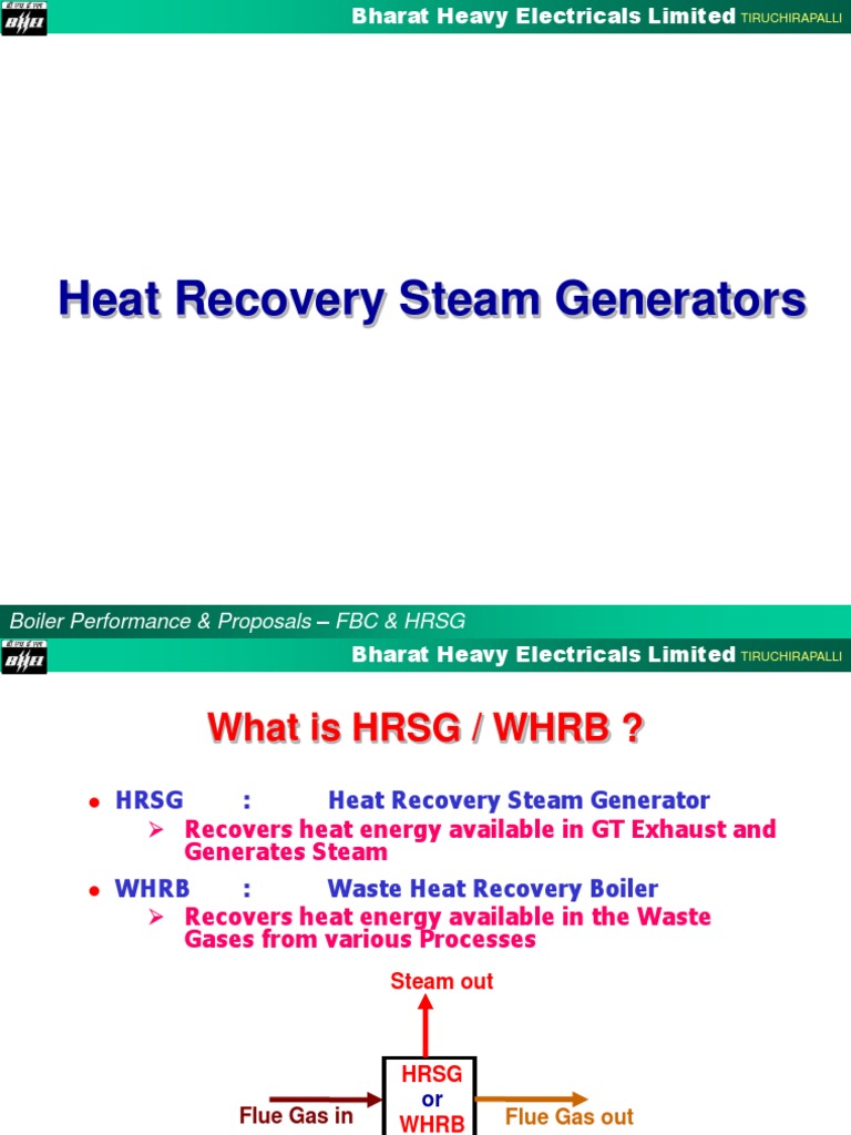 Overview Heat Recovery Steam Generators | PDF | Cogeneration | Boiler
