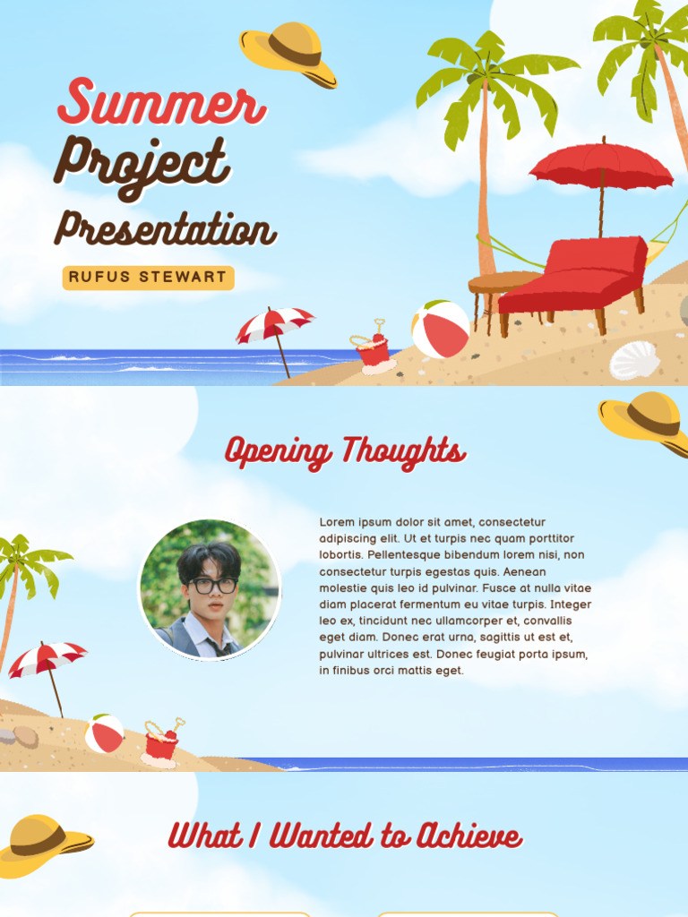 Summer Project Presentation Overview | PDF