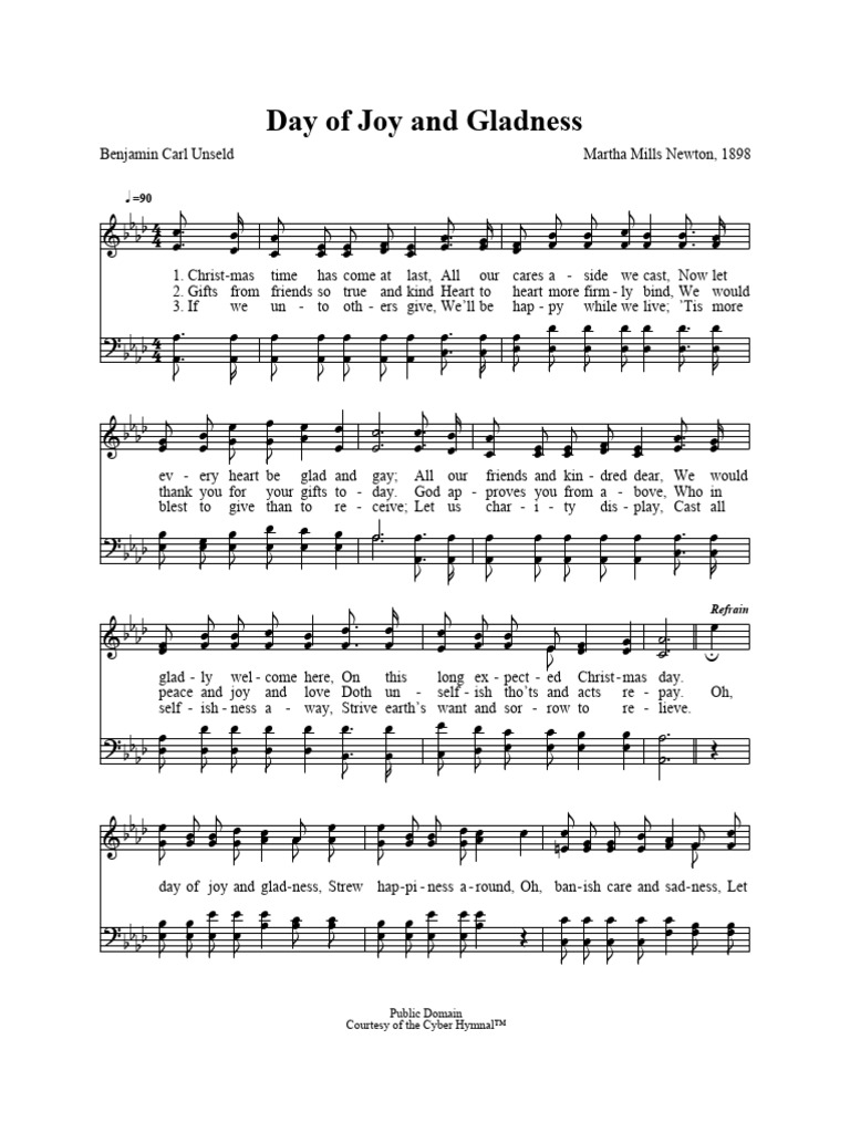 Days of Joy and Gladness | PDF