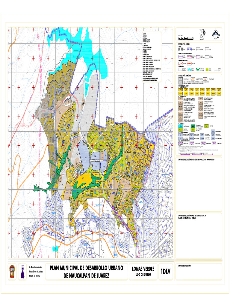 Mapa Naucalpan de Juarez Con Categoria de Uso de Suelo | PDF