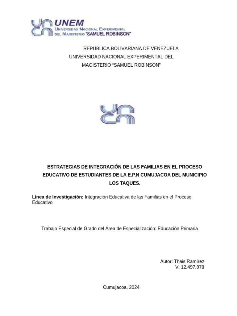 Teg Thais Ramirez Rev01 | PDF | Enseñando | Aprendizaje