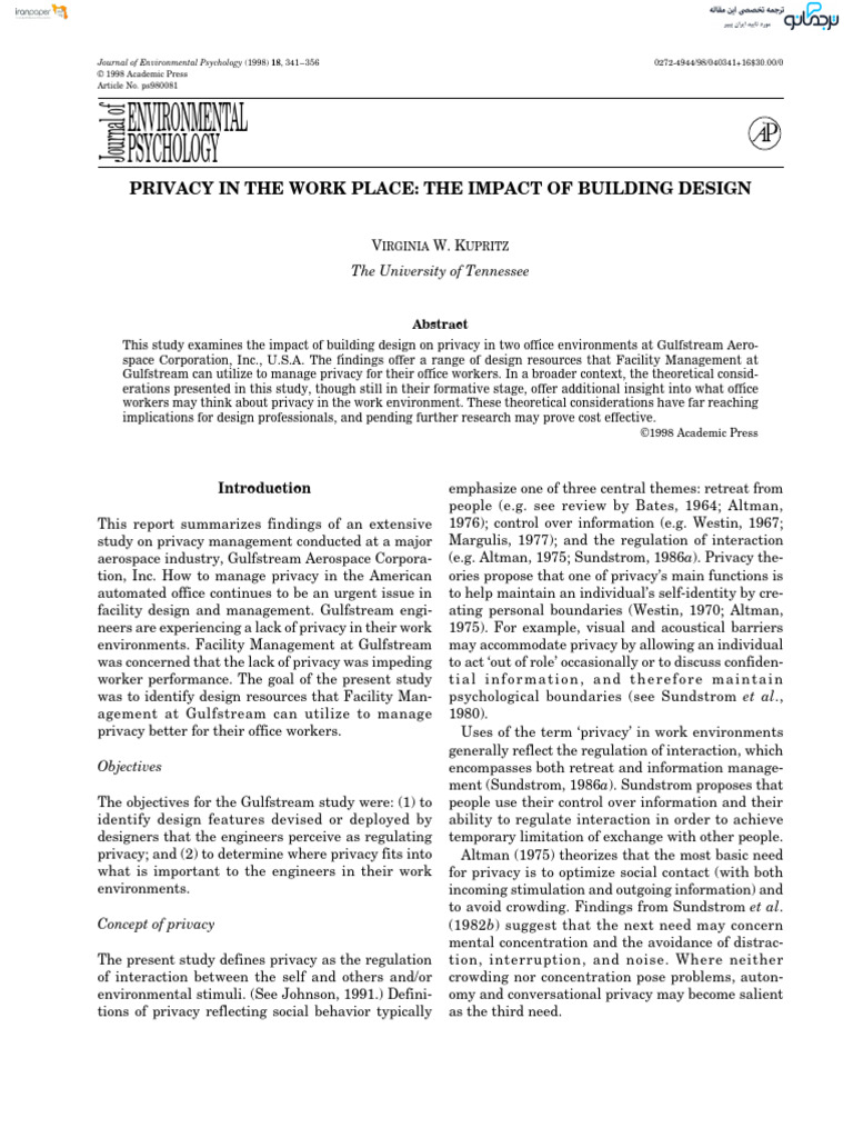 Privacy Management at Work A Conceptual Model | PDF | Privacy | Methodology