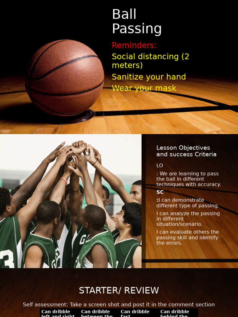 Year 7 Basketball Passing | PDF | Sports | Team Sports