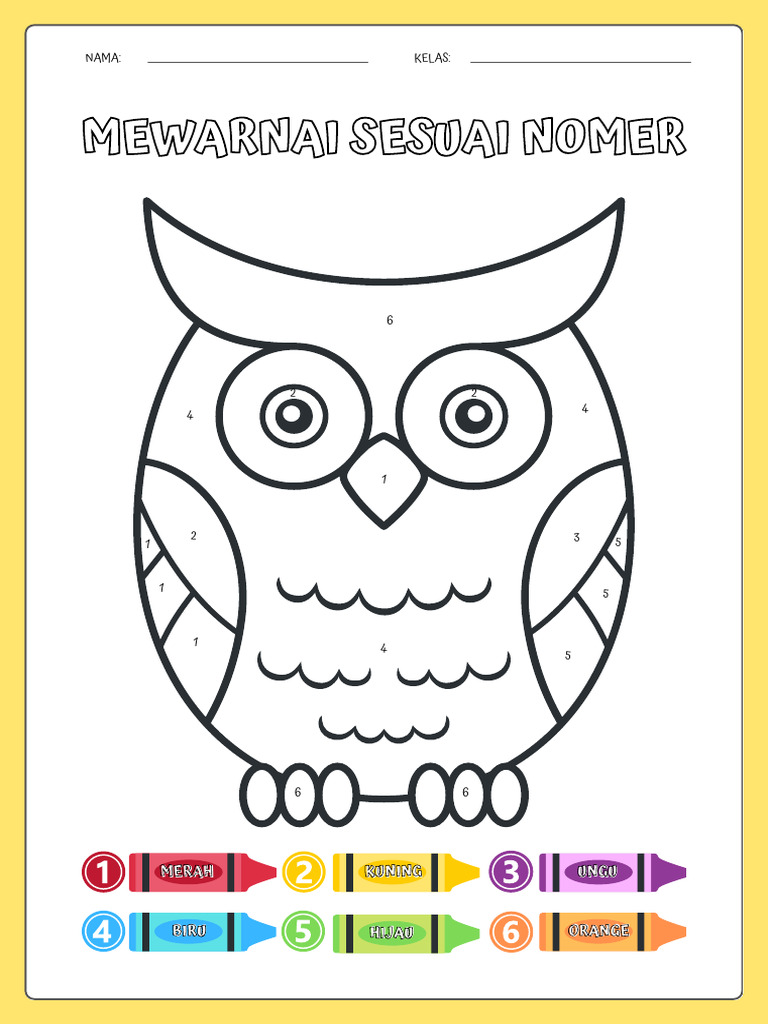 ELA Learning Colors and Numbers Color by Number Activity Coloring ...