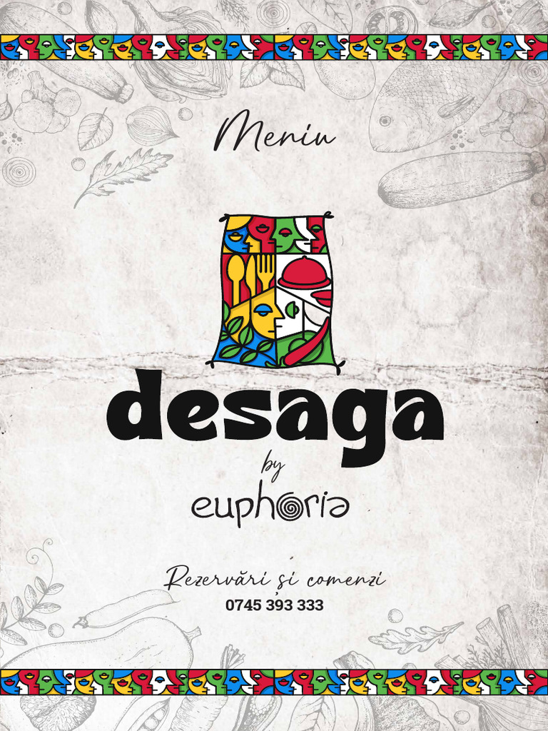 Meniu Menu Desaga by Euphoria Oradea | PDF