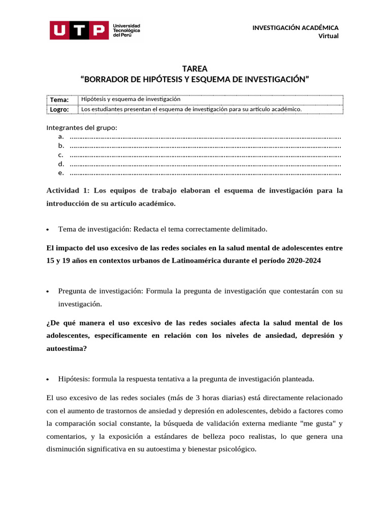 S7 Tarea Borrad HELMWQ | PDF | Salud mental | Adolescencia