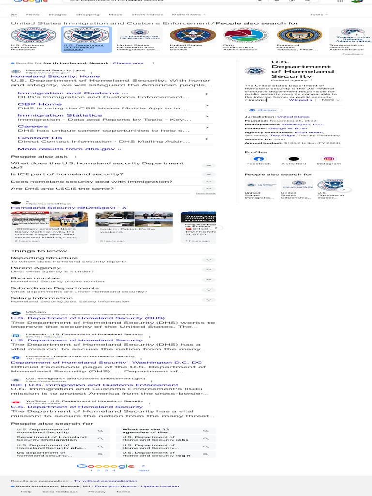 Overview of U.S. Homeland Security | PDF | United States Department Of ...