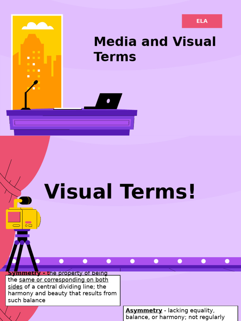 Media and Visual Terms | PDF | Cartoon | Comics