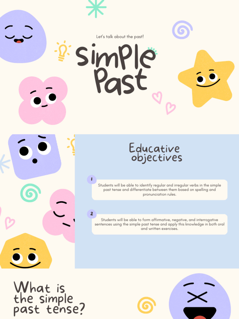 Simple Past Presentation in Colorful Cute Style - 20250908 - 100456 ...