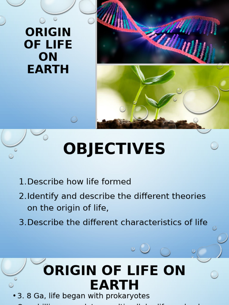 Theories and Characteristics of Life | PDF | Organisms | Evolution