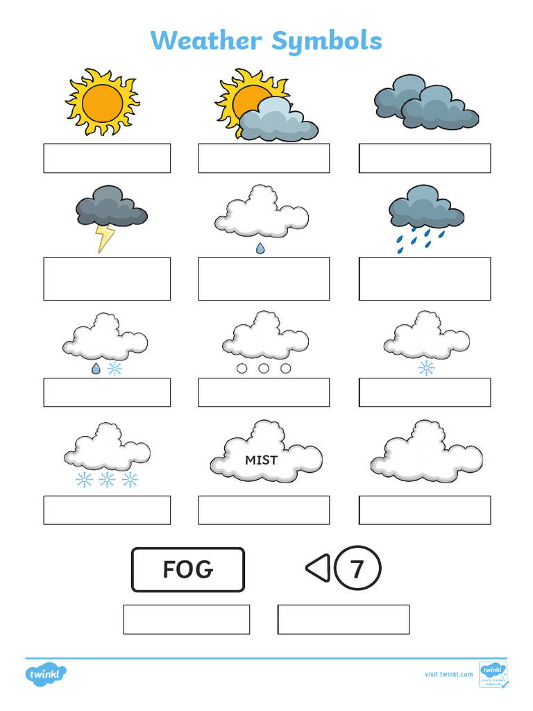 T SC 135 Weather Symbols Activity Sheet Ver 2 1 | PDF