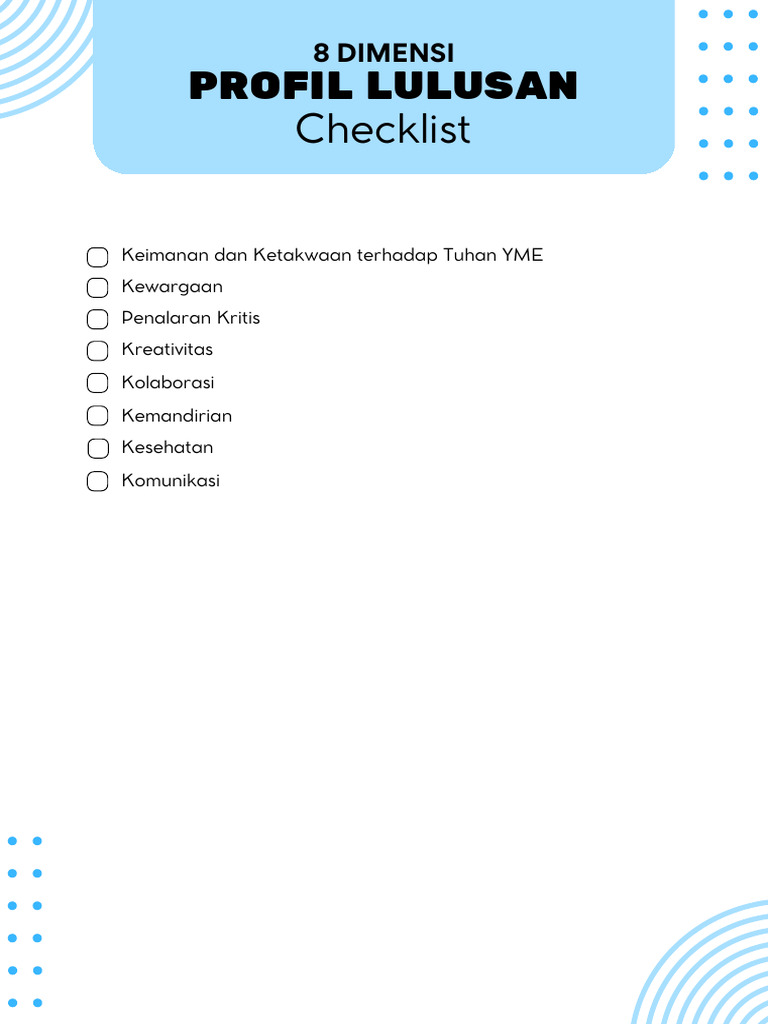 Blue and White Modern Event Management Checklist | PDF