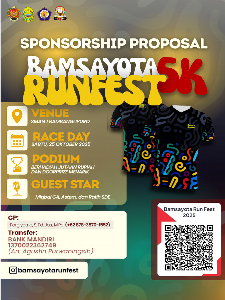 Proposal Sponsorship Bamsayota Run Fest | PDF
