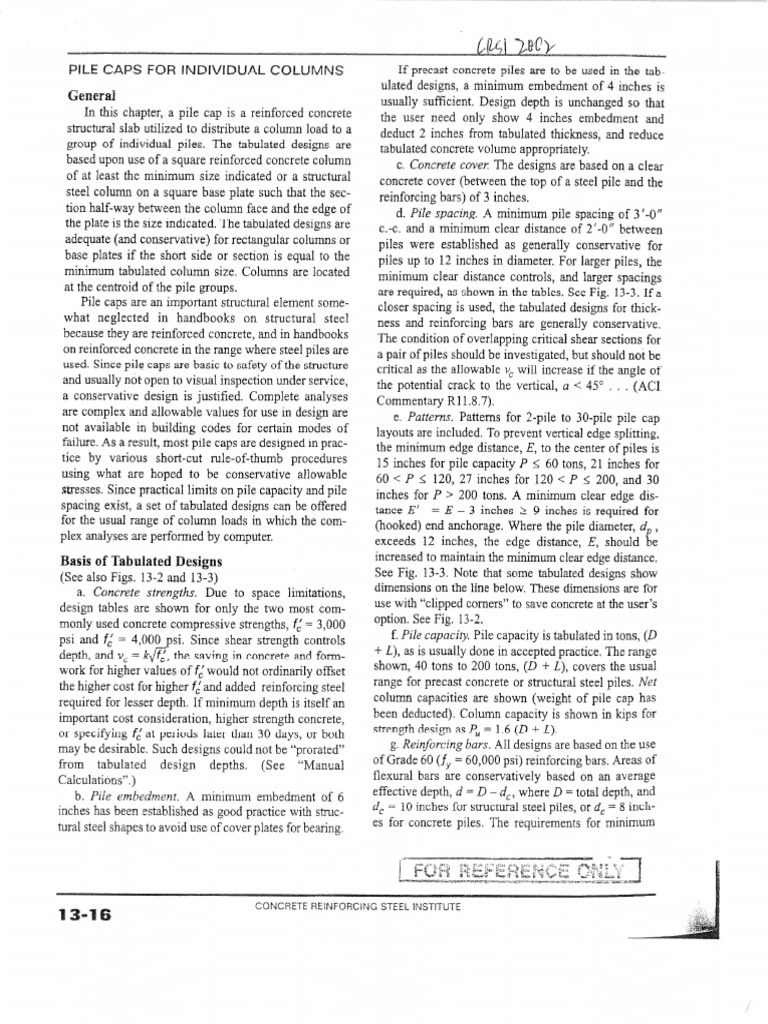 Pile Cap Design | PDF