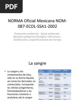 NORMA Oficial Mexicana NOM-087-ECOL-SSA1-2002 | Residuos | Bienestar