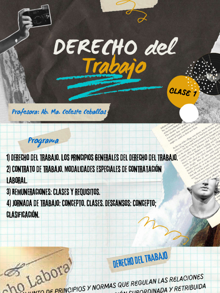 Efip 2 Laboral - Clase 1 | PDF | Salario | Derecho laboral