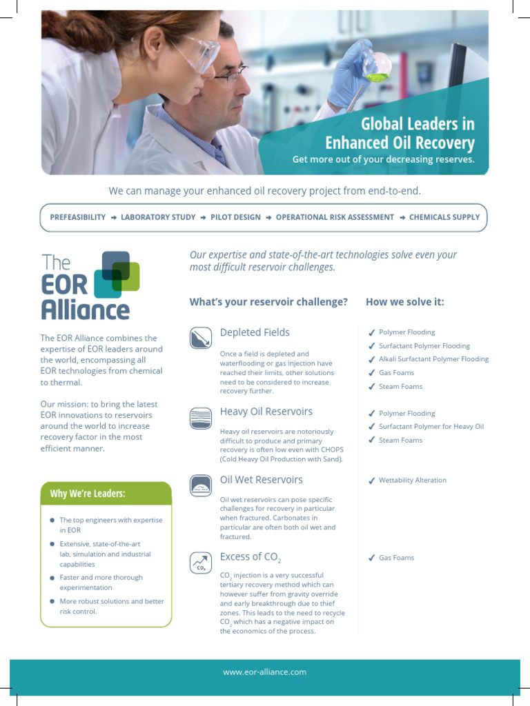 Enhanced Oil Recovery Solutions | PDF | Enhanced Oil Recovery ...