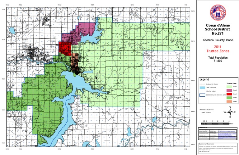 Trustee Zone Map | PDF | Government | Business
