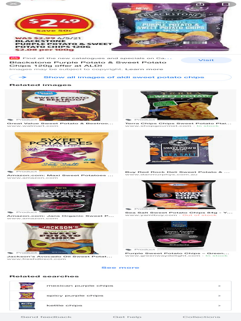 Aldi Sweet Potato Chips - Google Search | PDF | French Fries | Sweet Potato