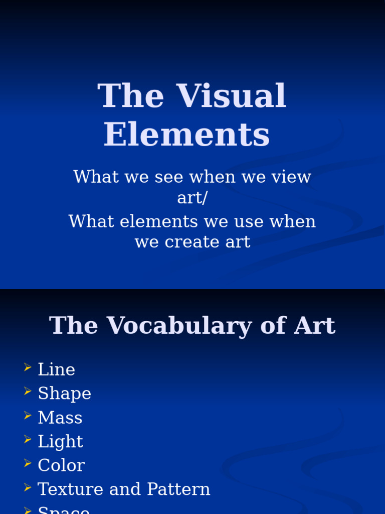 Understanding Visual Elements in Art | PDF | Color | Artistic Techniques