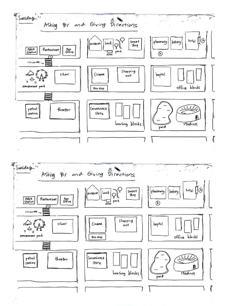 Map - Giving Directions | PDF