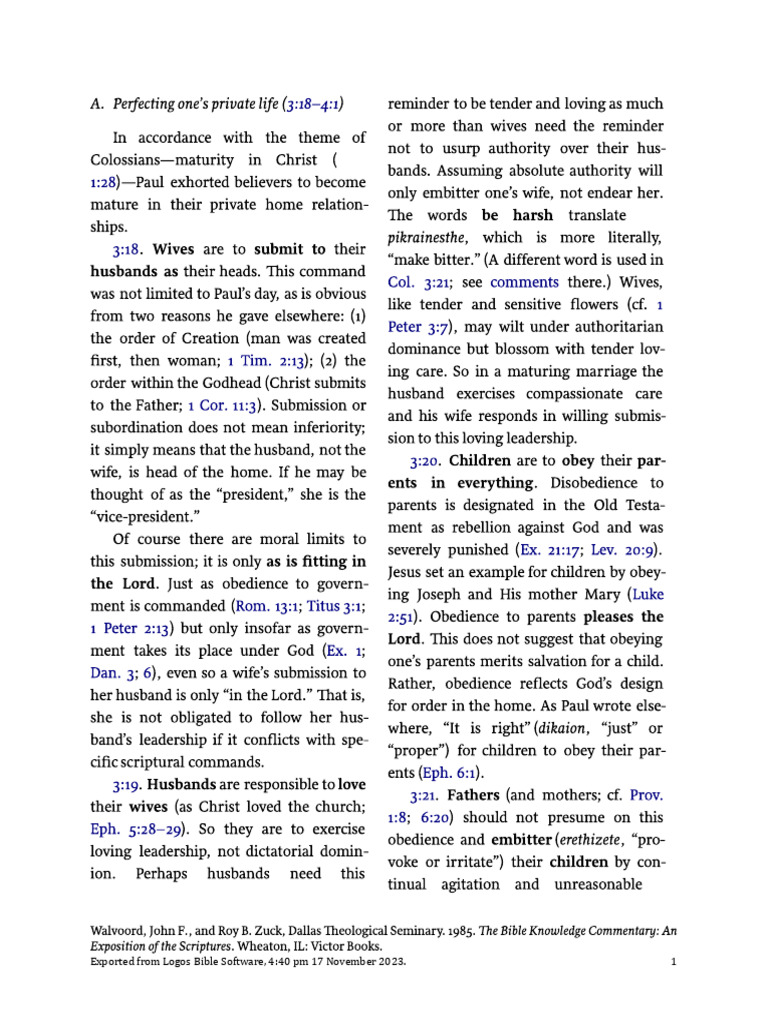 Logos Bible Software Export Log | PDF