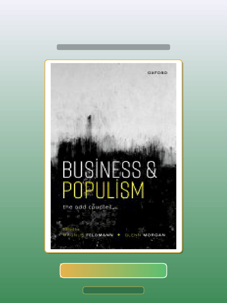 Fast Access Testbank Business and Populism the Odd Couple 1st Edition ...