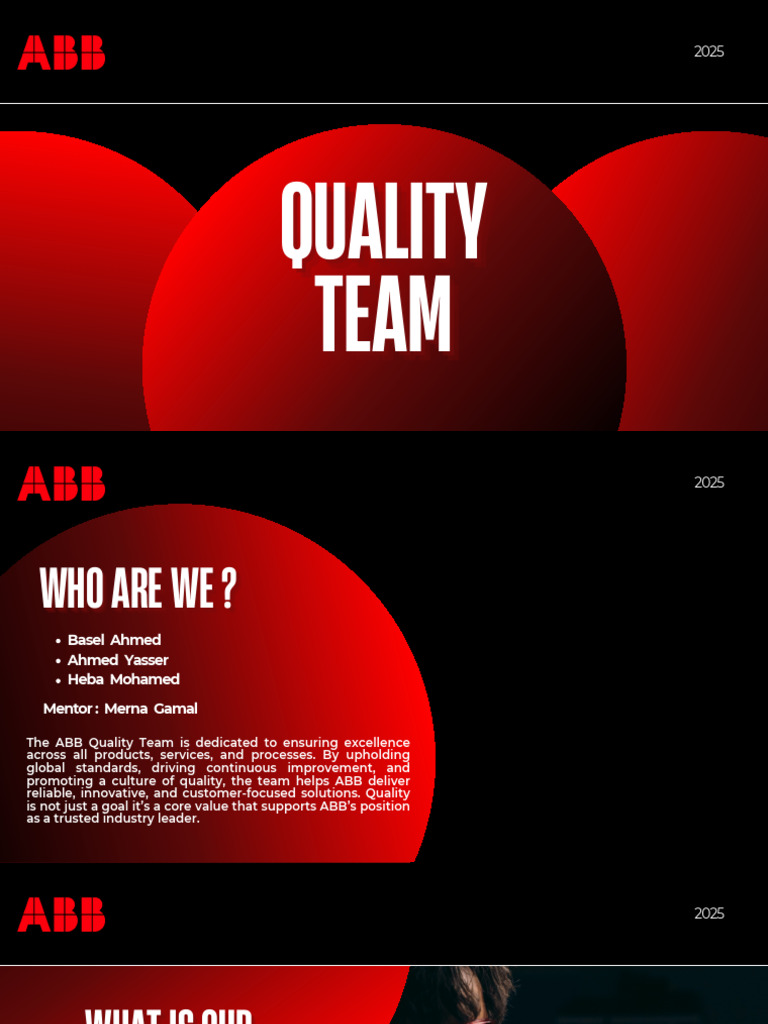 ABB Quality Team Overview 2025 | PDF | Transformer | Electrical Wiring