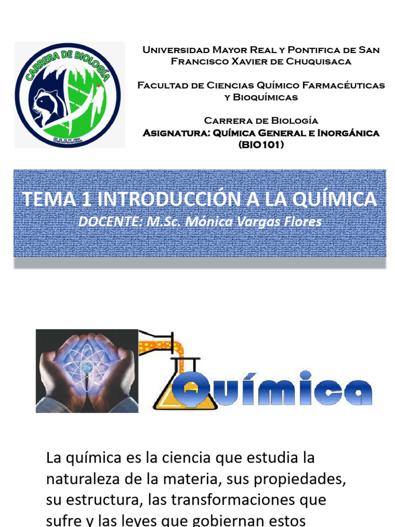 Introducción a la Química General | PDF | Átomos | Química