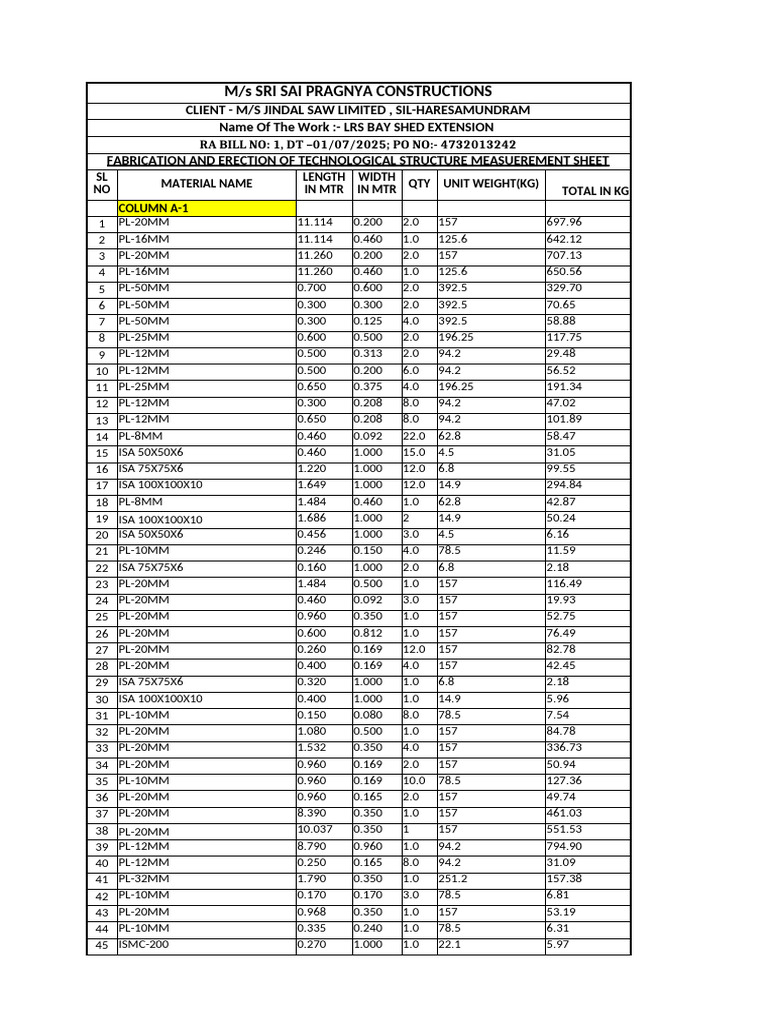 LRS Bay Shed Extension Measurement Sheet | PDF