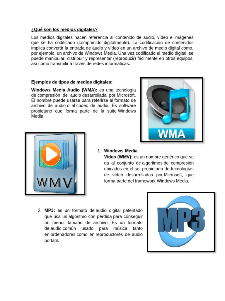 Qué Son Los Medios Digitales | PDF
