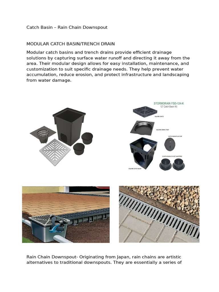 Efficient Drainage Solutions Guide | PDF
